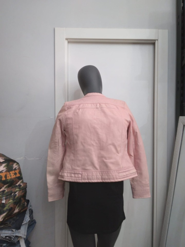 Freedomday Veste Véritable Cuir D'Occassion Femme Rose Taille L XYC866L ...