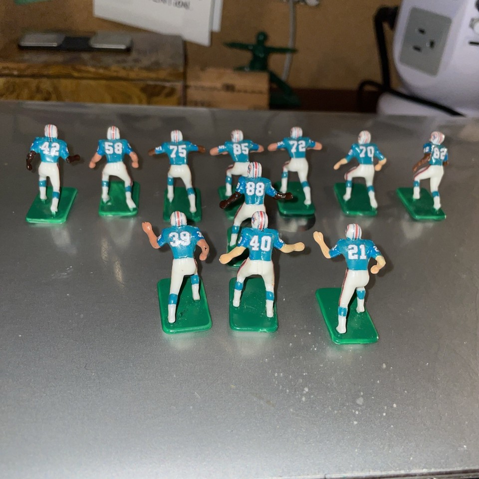 Tudor Electric Football Miami Dolphins Dark Jersey SH Logo Numbered | eBay