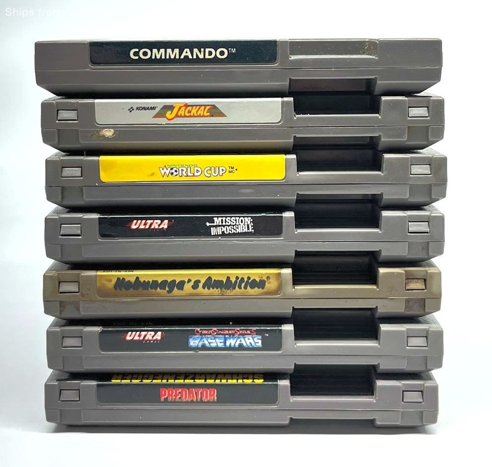 Lot of 7 Nintendo Entertainment System NES Games | eBay