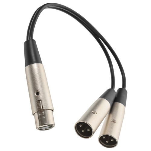 Audio Line Balanced Cable Adapter Microphone Splitter Xlr Jumper | eBay UK