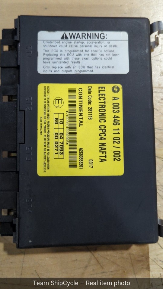Freightliner A0034461102002 CPC4 NAFTA Cab Control Electronic Module ...