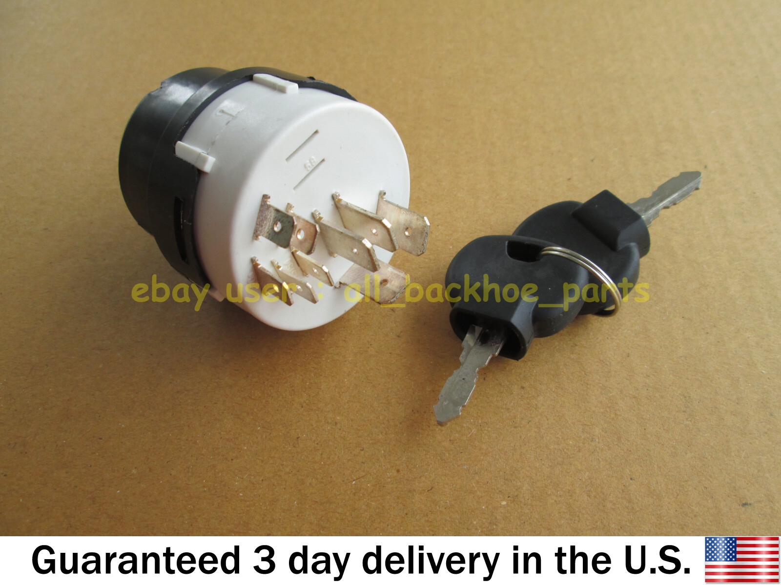 IGN. SWITCH W. 2 KEYS FOR NEW HOLLAND CASE MANITOU PERKINS MERRIT 50988 ...