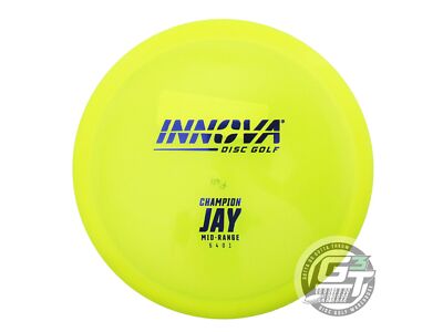 NEW Innova Champion Jay 167g Yellow Blue Foil Midrange Golf Disc | eBay
