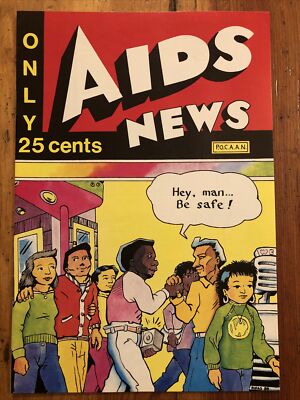 Aids News 1988 People of Color Against Aids Network by Leonard Rifas ...