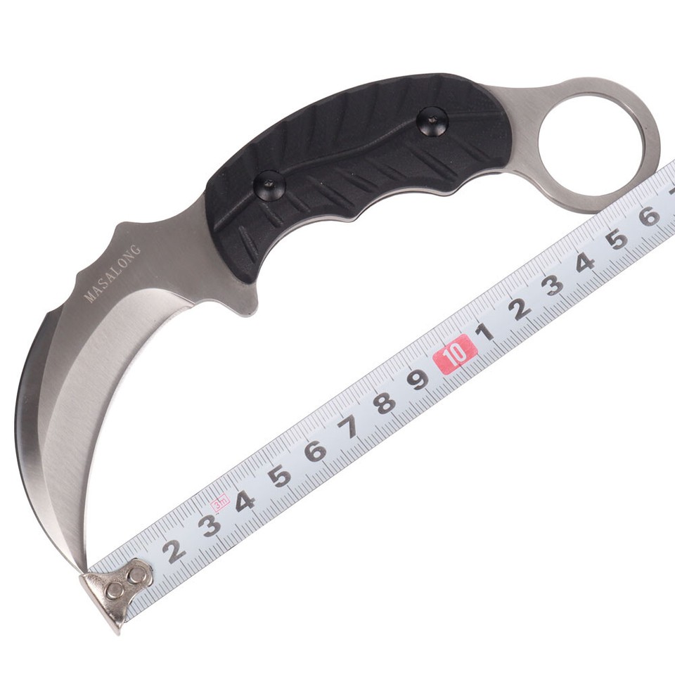 MASALONG Double edged Tactical Claw knife kni233 Anti-rust super ...