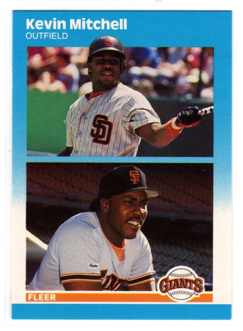 KEVIN MITCHELL METS - PADRES - GIANTS RC 1987 FLEER UPDATE #U-82 | eBay