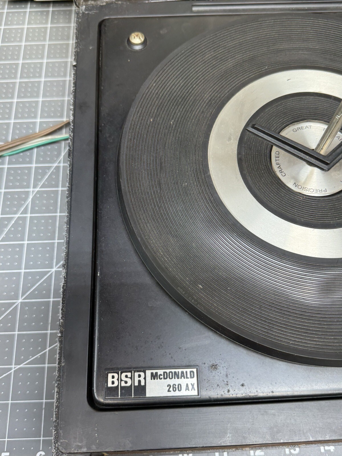 BSR 260 AX Turntable & DUST COVER W/ adc qlm 30 mk iii Cartridge 4 ...