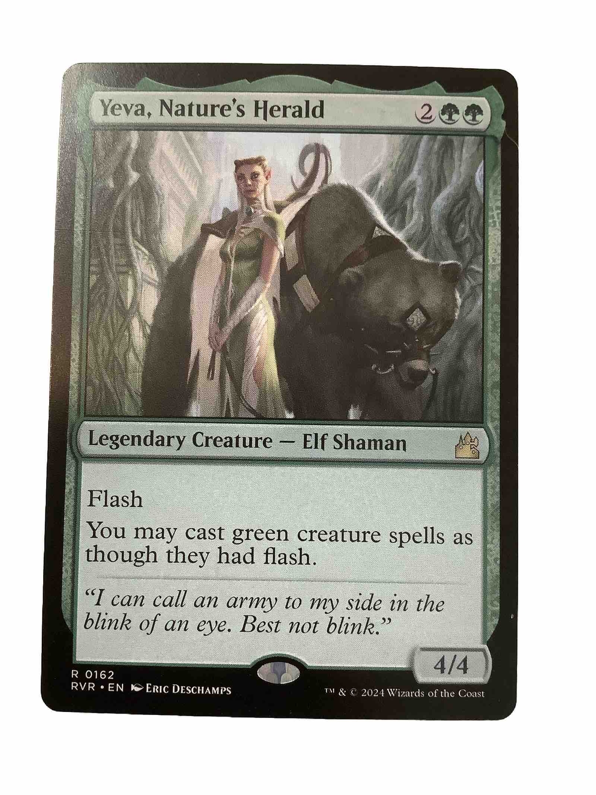 MTG RVR: Yeva Nature's Herald (Legendary Creature) Regular Rare 0162 | eBay