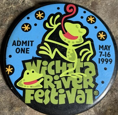 Wichita Riverfest 1999 Button. Good condition | eBay