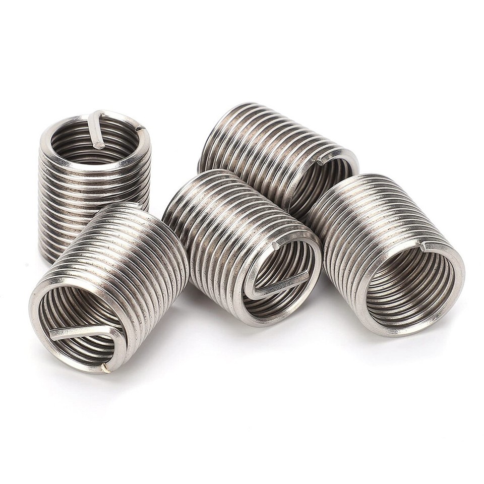 M6x1.0 Helicoil Insert Wire Thread Insert 304 Stainless Steel Length 1d ...