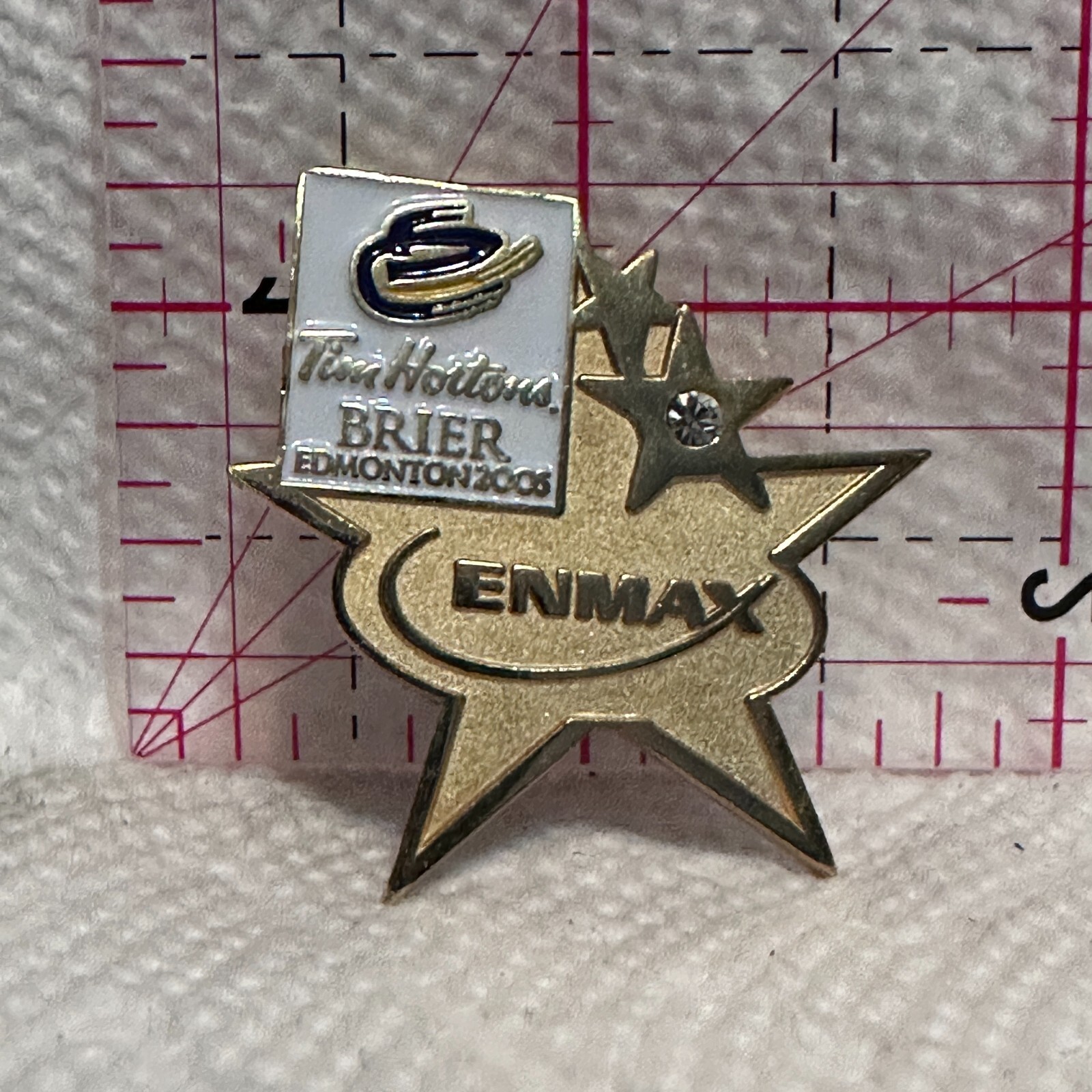 Tim Hortons Brier Edmonton 2005 Enmax Lapel Pin | eBay