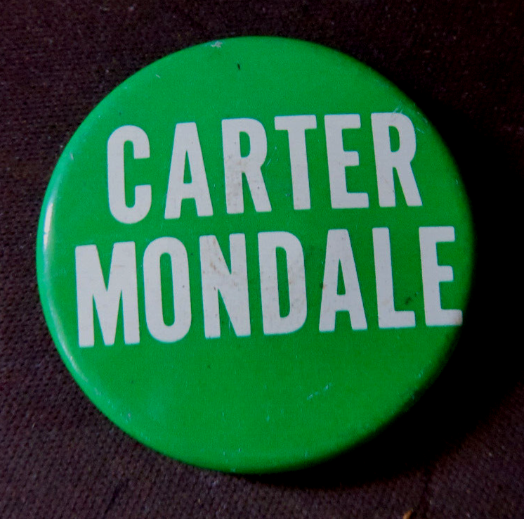 2 Different Jimmy Carter Mondale 1976 Presidential Campaign Buttons | eBay