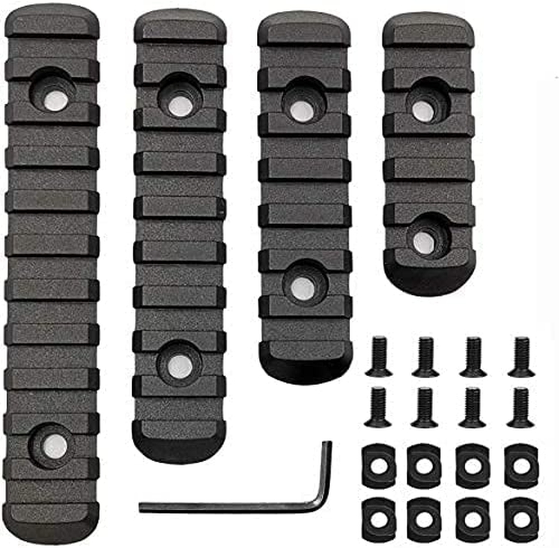 Mlock Picatinny Rails Section for Mlok System, 3 5 7 13 Slots Nylon M ...