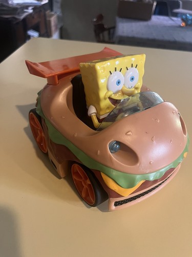 SpongeBob RC NO Remote Radio Control Krabby Patty Burger Car Action ...