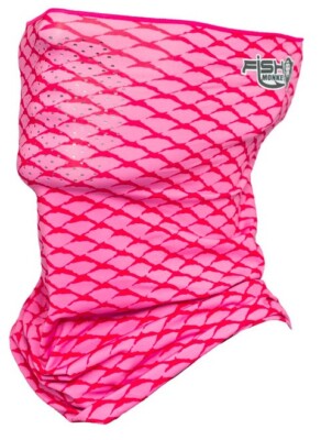 Fish Monkey Fishing Sun Gaiter Performance Mask Face Guard SPF 50+ PINKSCALE |A3 | eBay