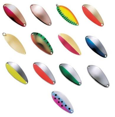 Acme Little Cleo 1/4 oz Fishing Lure Spoon Plain Treble Hook Choice of ...