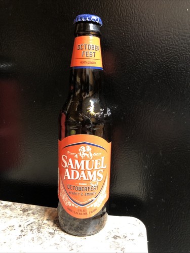 Sam Adams 2023 Octoberfest glass beer bottle empty With Cap Limited ...