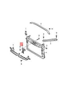 Genuine VW Jetta Vento BU3 support for lock carrier 17A805567 | eBay