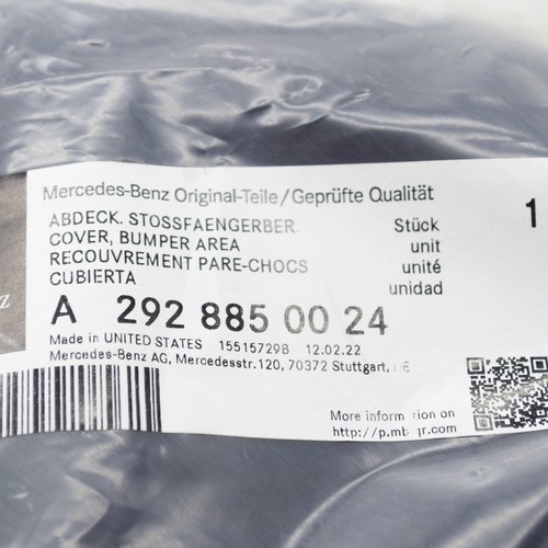 NEW MERCEDES-BENZ GLE C292 FRONT BUMPER LEFT CARRIER COVER A2928850024 ...