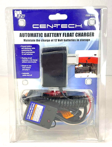 Cen-Tech Automatic Battery Float Charger 12v - NEW | eBay