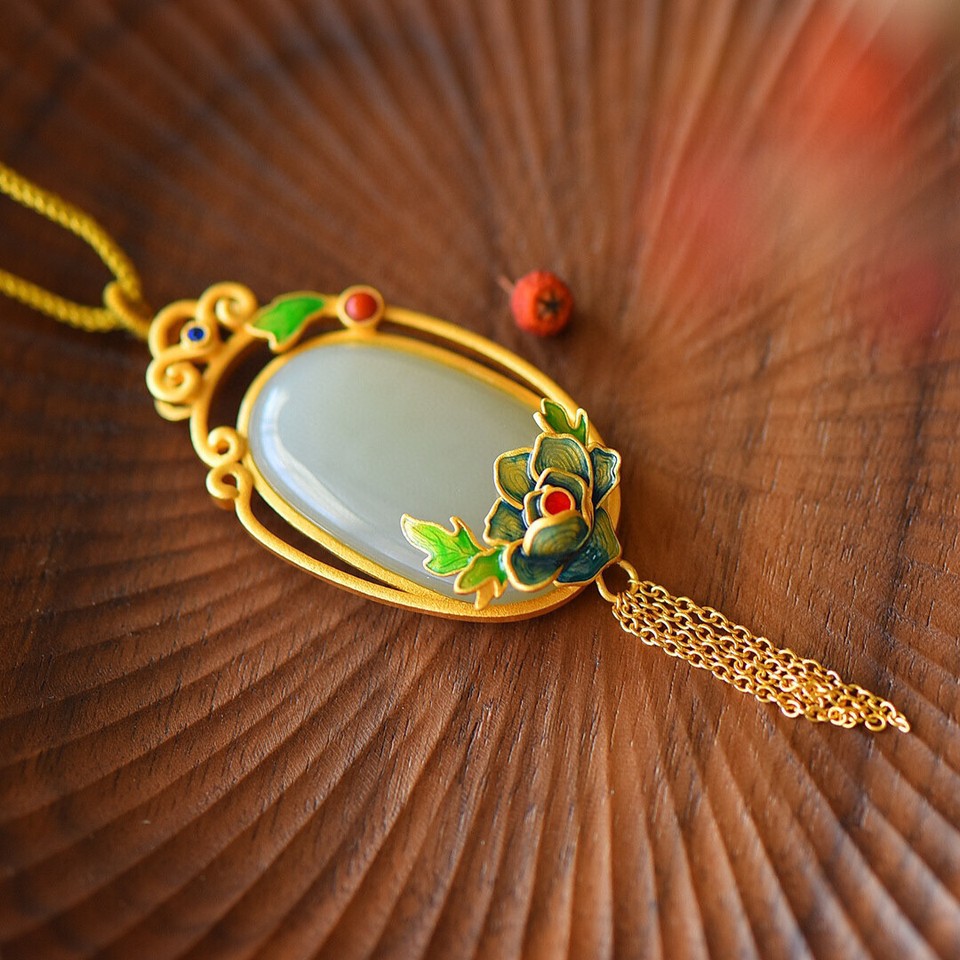 Ethnic Style Pendant Female Retro Chinese Style Cheongsam Hanfu Jewelry ...