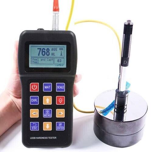 Leeb Hardness Tester Meter Rebound Durometer For Metal Alloy Steel ...