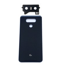 LG G6 OEM Battery Back Case Housing Glass Door Camera Cover Black for ...