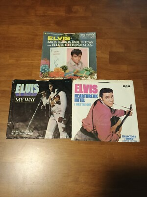 Elvis 45’s Vinyls Lot Of 3 | eBay