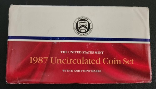 1987 Uncirculated Coin Set U.S Min Philadelphia and Denver Mints OGP | eBay