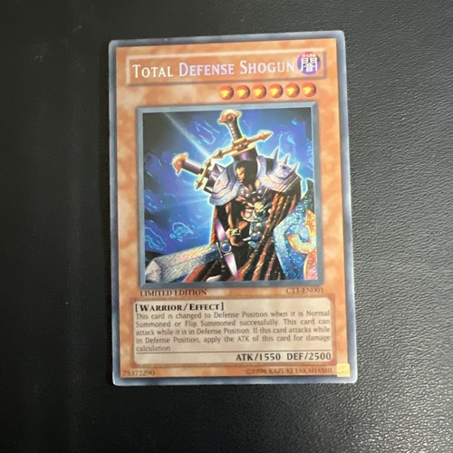 Yu-Gi-Oh Card: Total Defense Shogun CT1-EN001 Limited Edition | eBay