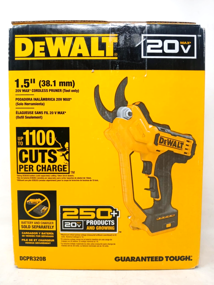 DEWALT 20V MAX Garden Pruning Shears, Cordless Pruner Tool Only ...