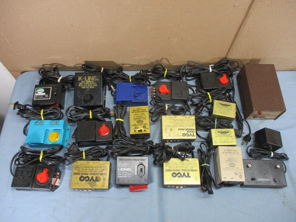 16 Vintage Model Train / Car Transformers Tyco Lionel K-Line Power ...