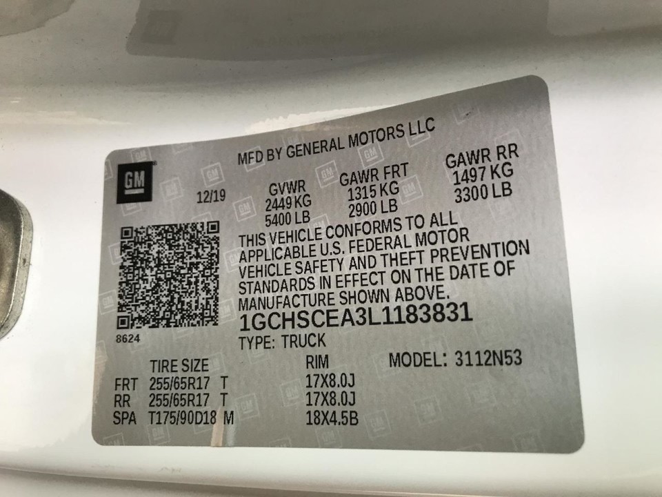 Wheel 17x8 Aluminum 5 Spoke Blade Silver Opt Q5U Fits 20-22 COLORADO ...