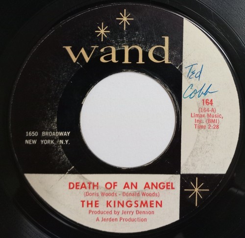 The Kingsmen - Death Of An Angel. 45. Wand Records | eBay