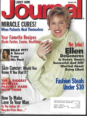 LADIES' HOME JOURNAL MAGAZINE MAY 1995 (VG) ELLEN DeGENERES | eBay