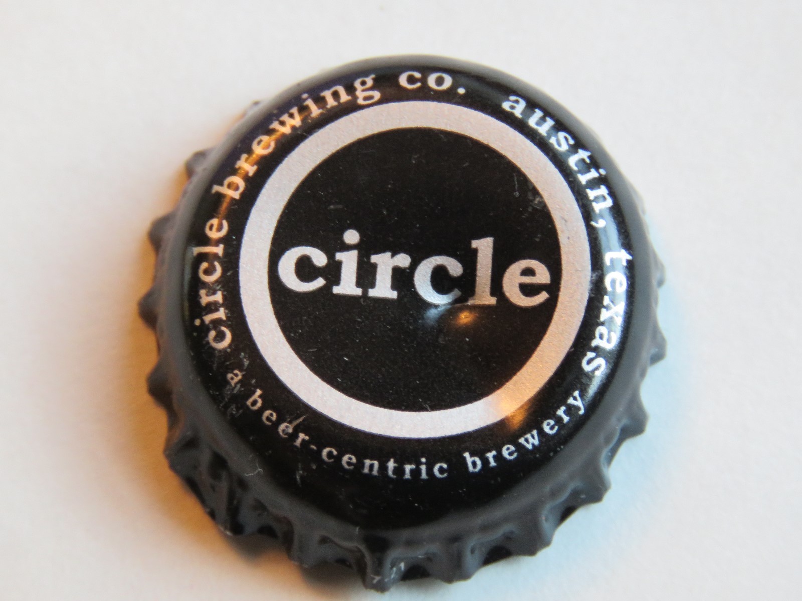 Beer Bottle Crown Cap ~ CIRCLE Brewing Co ~ Austin, TEXAS ~ A Beer ...