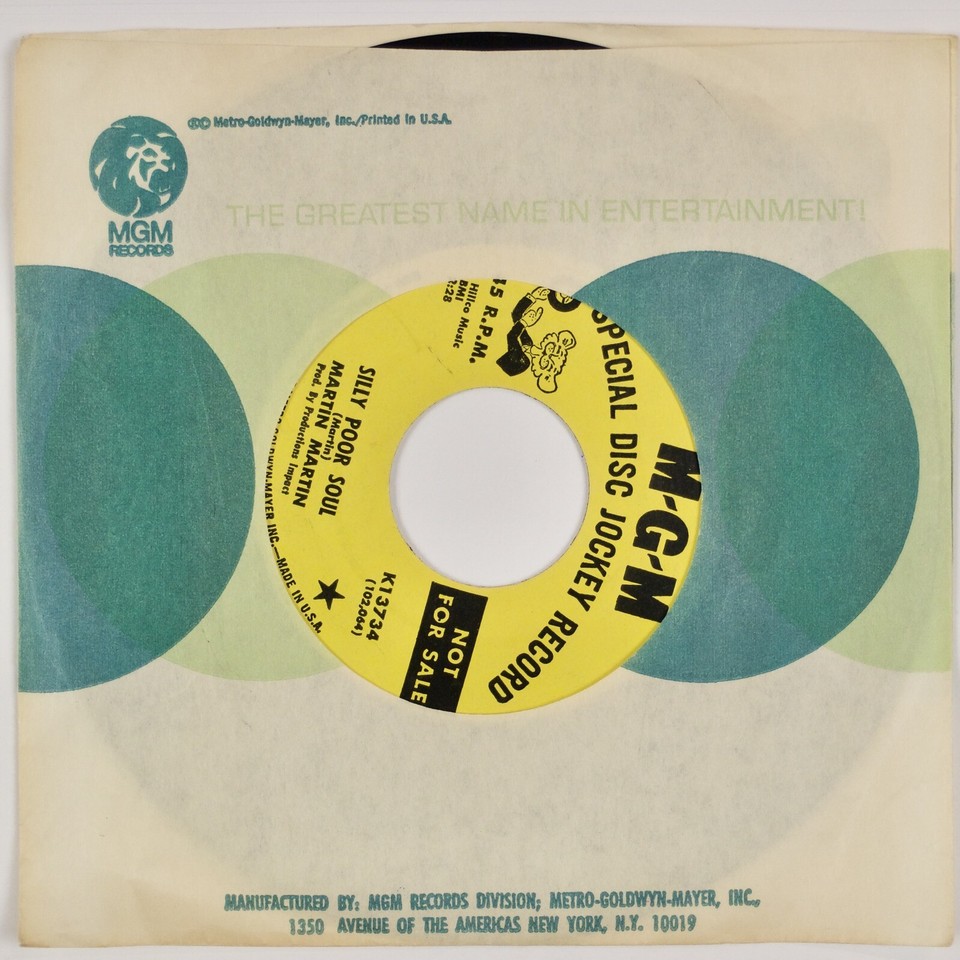 MARTIN MARTIN: Press Right Here US Psych Mod Rock 45 NM Promo | eBay