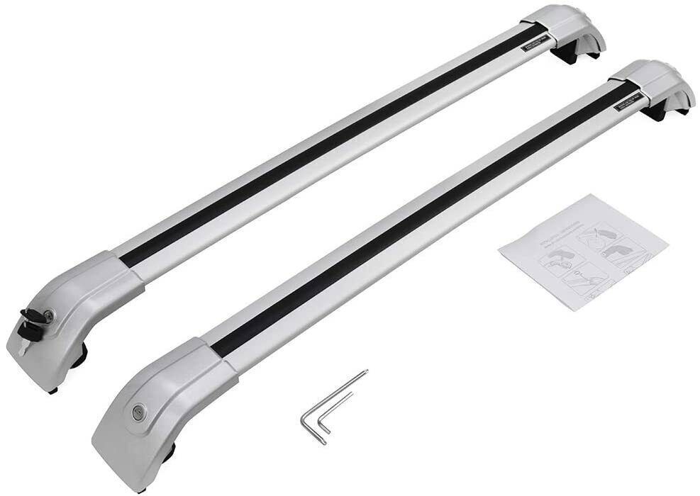 Fit for Mazda CX-9 CX9 2016-2020 Aluminum Roof Rail Racks Cross Bars ...