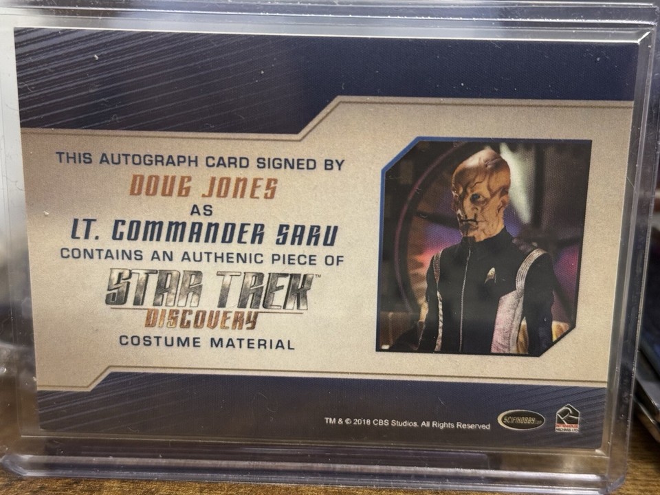 Rittenhouse Star Trek Discovery Season 3 Doug Jones Autograph Relic ...
