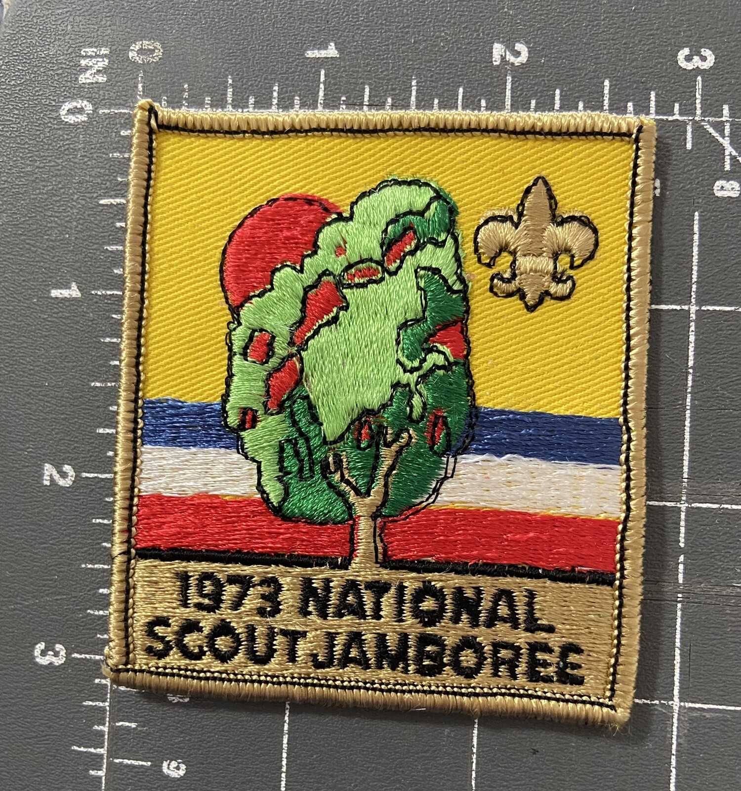 Vintage 1973 National Scout Jamboree Pocket Patch Boy Scouts of America ...