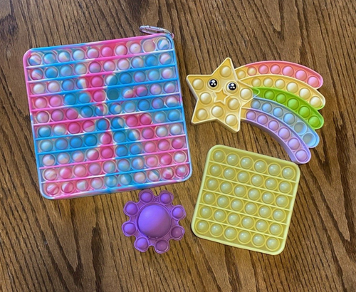 Popit Fidget Toys Set of 4 Assorted | eBay