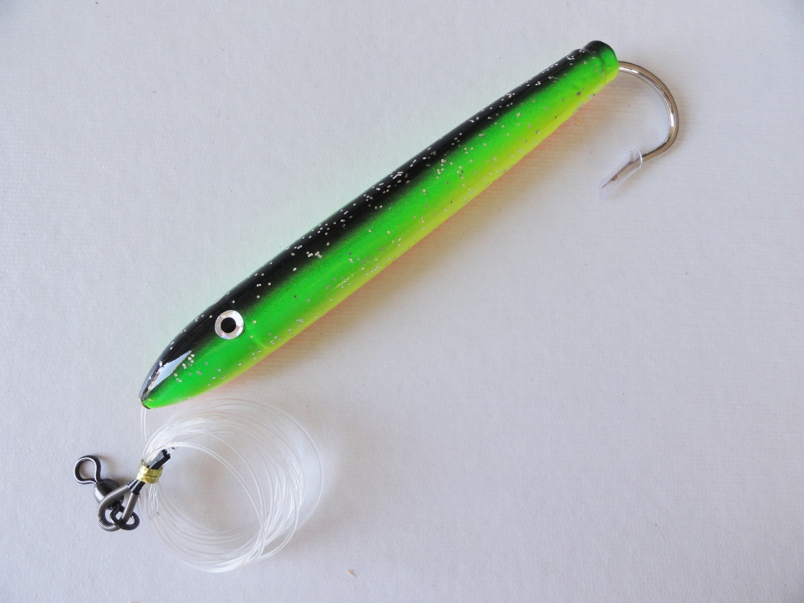 4 Pieces 6" Rigged Cedar Plug Trolling Fishing Lures Combo | eBay