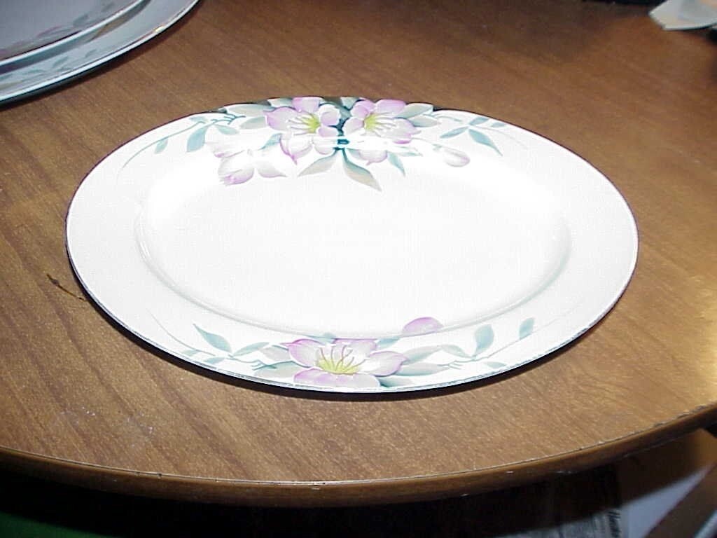 NORITAKE AZALEA PATT 19322 12" DINNER PLATTER RED MARK FREE SHIPPING | eBay