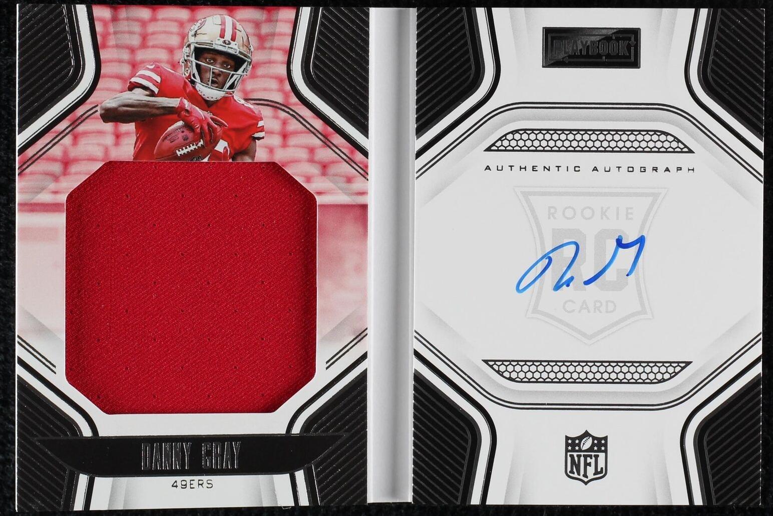 2022 Panini Playbook - Rookie Jersey Autographs Danny Gray #236 /299 ...
