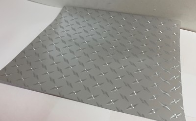 Classic Diamond Plate Sign Vinyl, 24"x 30 Feet, Free Shipping, Flat ...