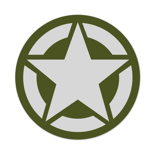 Invasion Star Military Green Round Mouse Pad 1/4" Thick | eBay