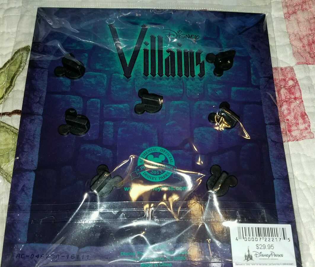 Disney Pins Villains Booster Set NEW FREE SHIPPING | eBay