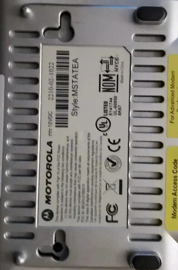 Motorola MSTATEA DSL Modem | eBay