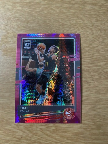 2020-21 Donruss OPTIC TRAE YOUNG Hyper Pink Prizm Parallel Atlanta ...