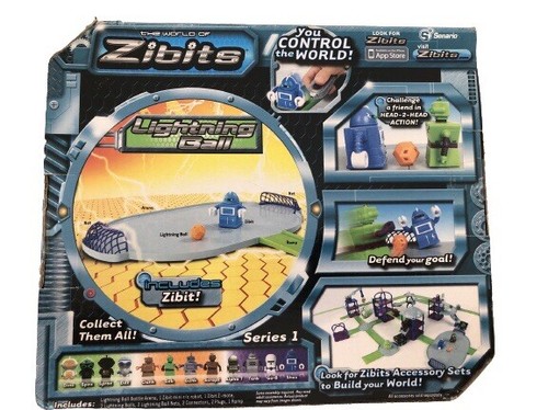 Coffret jouet neuf The World of Zibits ~ Stade de football : lightning ...